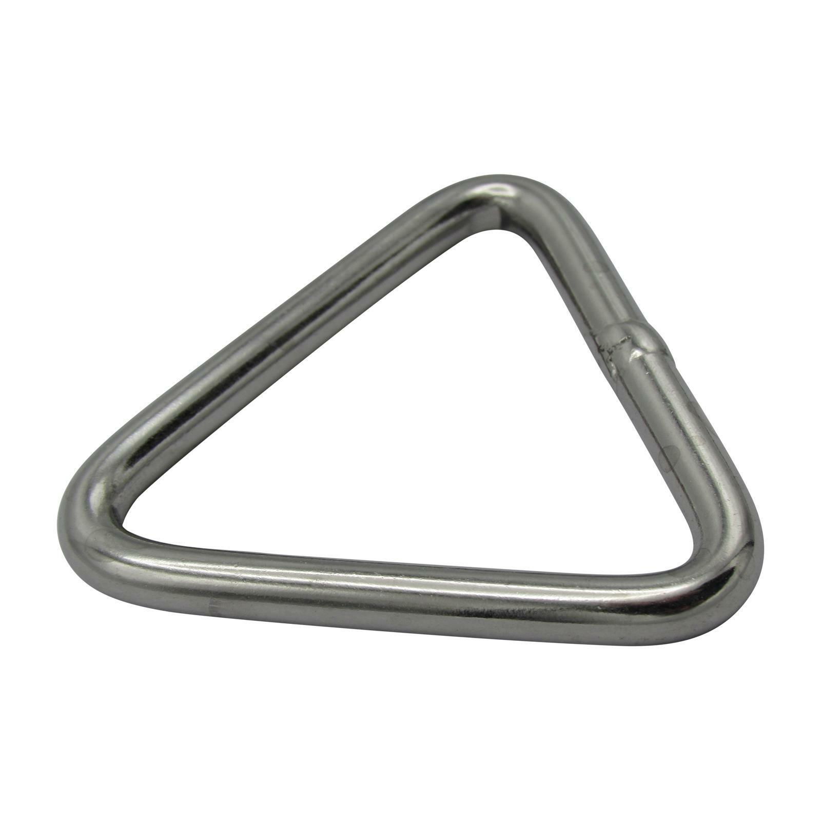 Triangular D Ring Delta Link Stainless Steel 3MM x 20MM (Webbing Marin ...