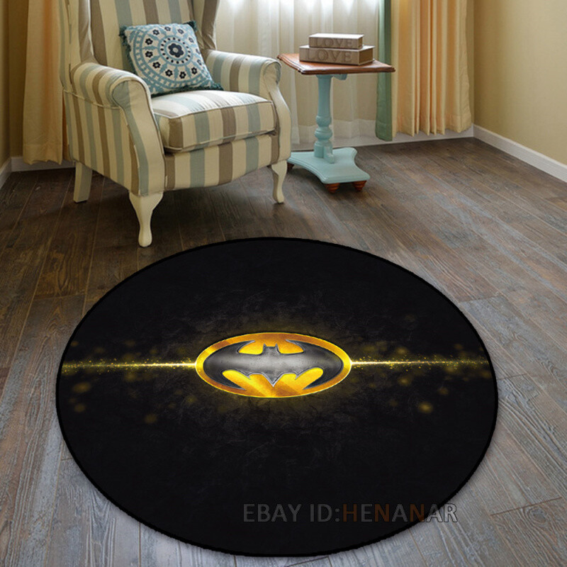 DC Anime Batman Carpet Round Floor Mat Home Decorate Area Rugs Multi ...