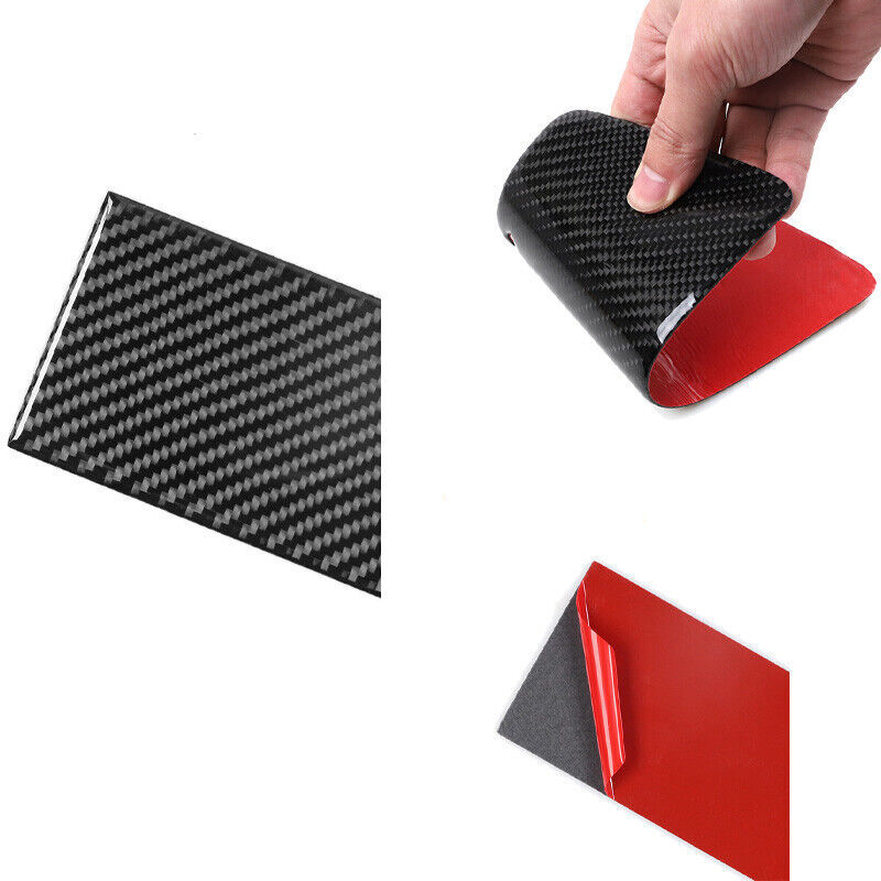 Carbon Fiber Car Glove Storage Box Handle Trim Sticker For Mazda RX-8 ...