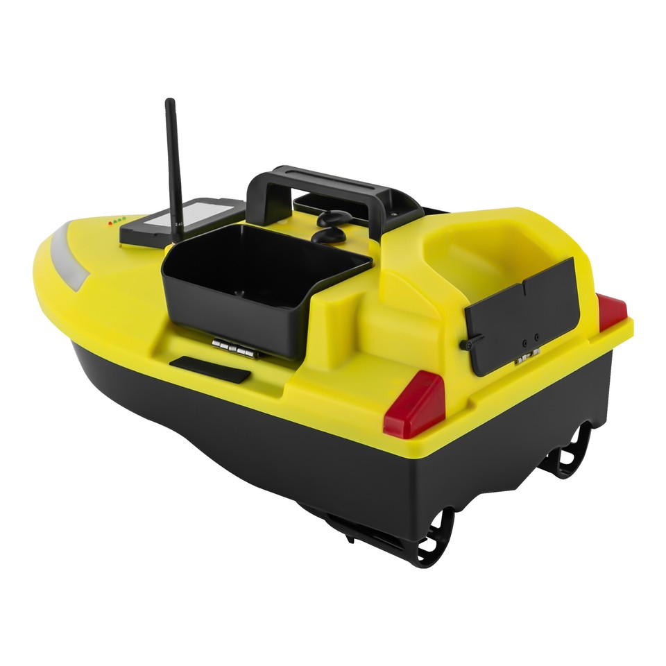 GPS Remote Control Fishing Bait Boat with Dual Motors and Long Battery ...