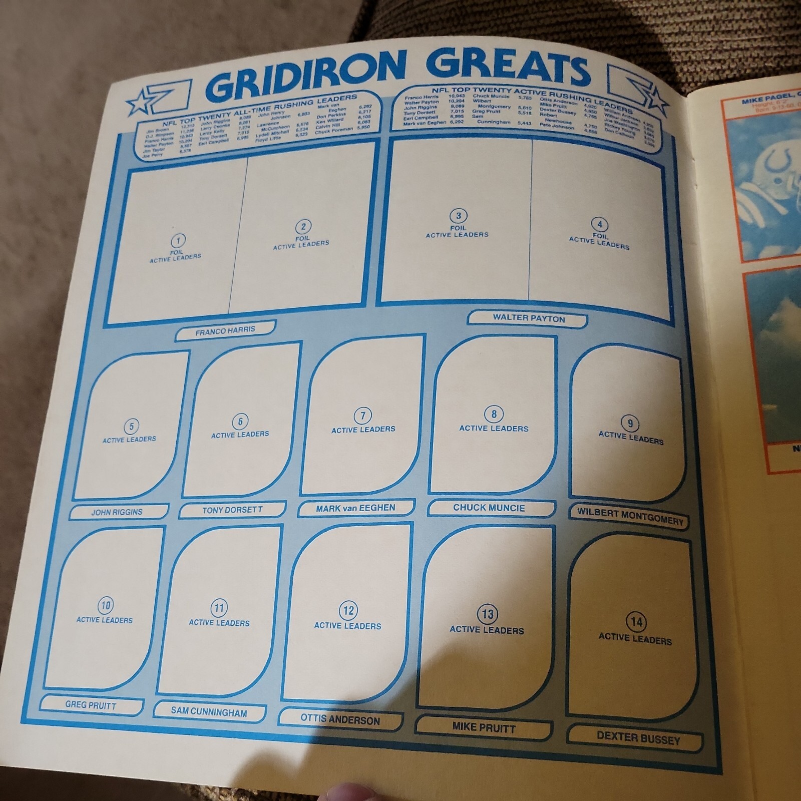 1983 Topps Football Sticker Album | eBay