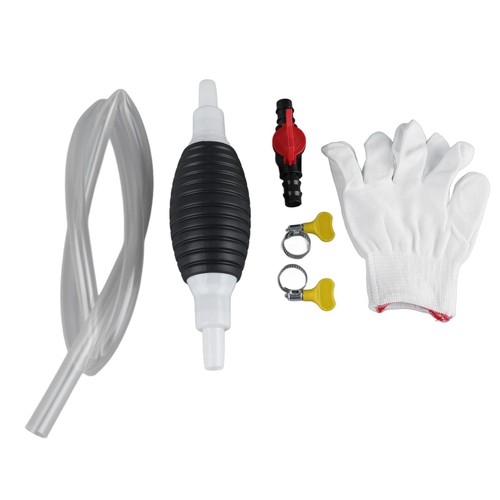 Car Suction Pump Manual Fuel Tank Oil Sucker Hose Oil Pump With 1m Hose ...