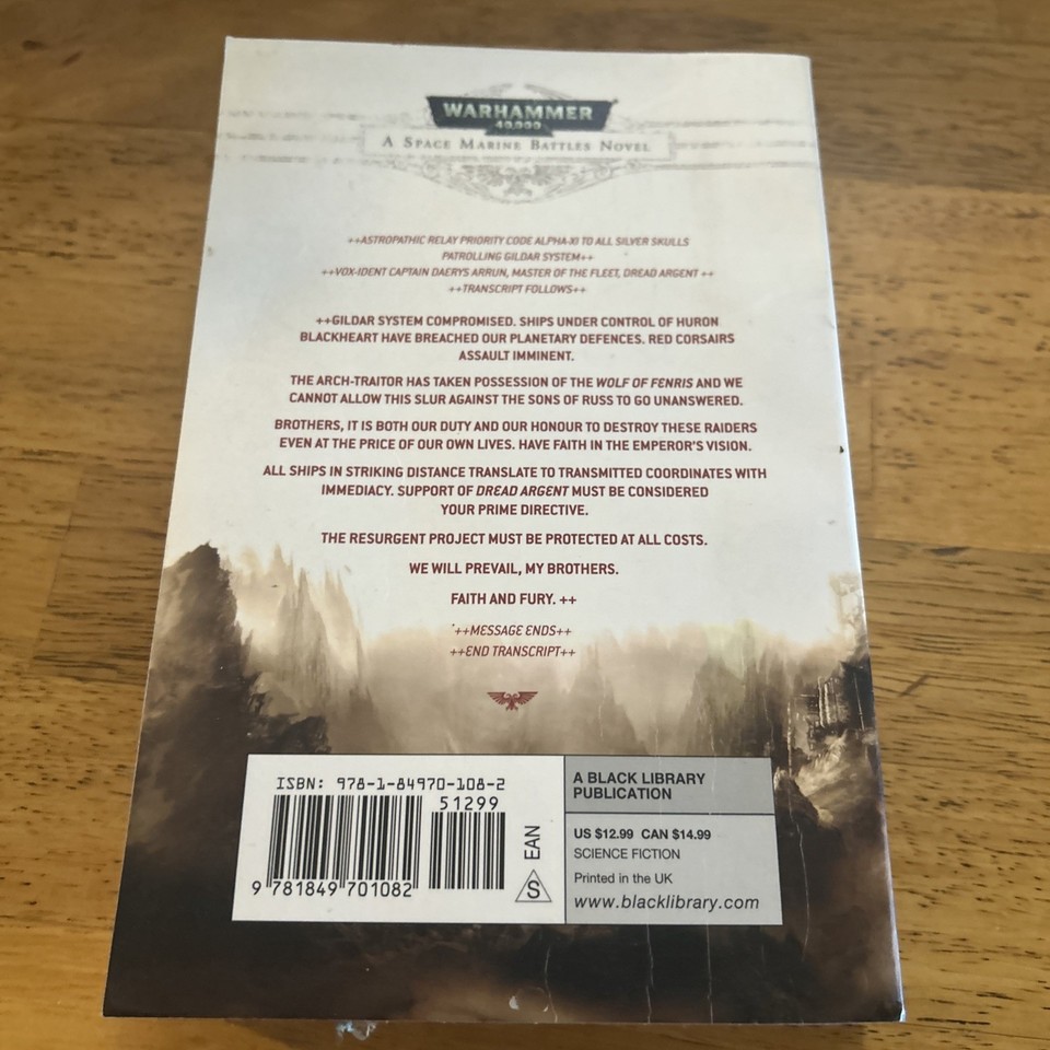 The Gildar Rift by Sarah Cawkwell Pb WARHAMMER 40K - Space Marine ...