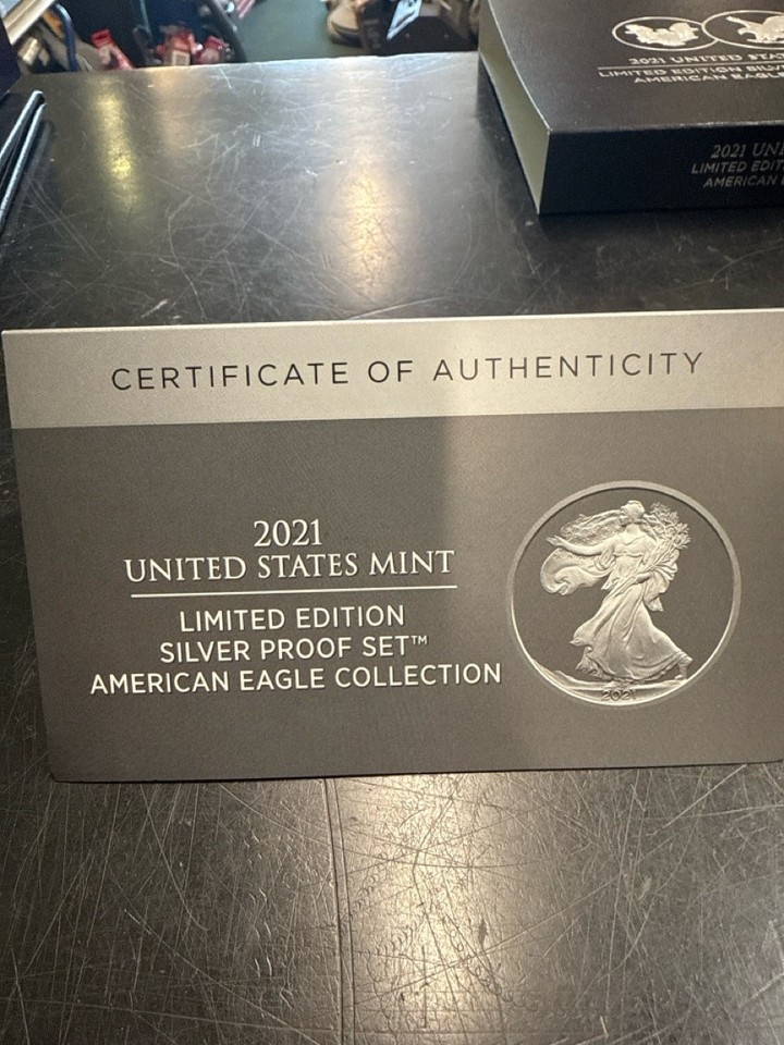 2021 U.S Mint Limited Edition Silver Proof Set American Eagle Collec ...