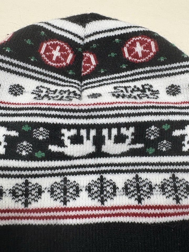 Star Wars Knit Beanie Style Cap, Main Color- Black, Red, White, Green ...
