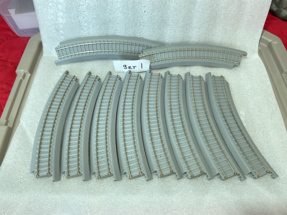 HO Scale Lifelike Trains Power Lock Curved Track Set 1 | eBay