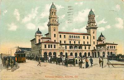 Georgia, GA, Atlanta, Terminal Station 1907 Postcard | eBay