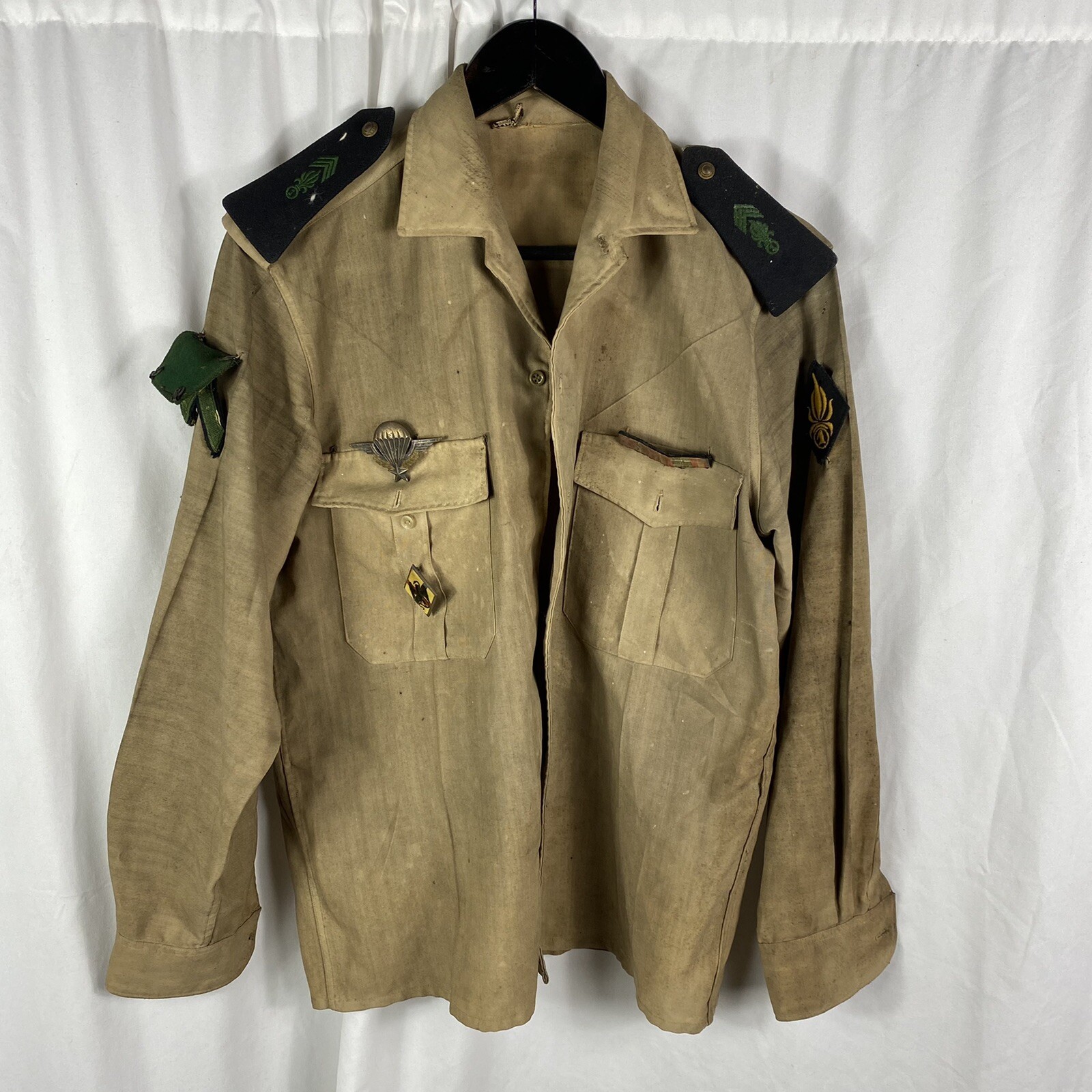 Org Indochina 1st FFL French Foreign Legion Para Shirt Patched numbered ...
