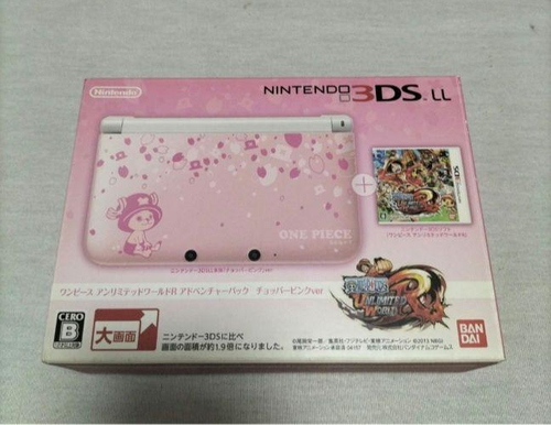 Nintendo 3DS LL Chopper Pink One Piece Limited Edition New Unused w/Box ...