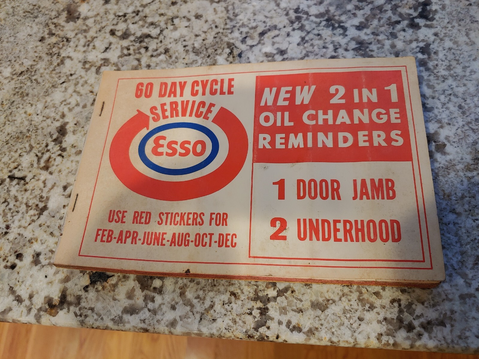 RARE ESSO OIL CHANGE BOOK, VGC | eBay