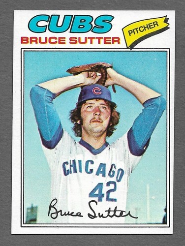 *BLAZER* 1977 Topps Baseball #144 Bruce Sutter RC NM-MT card Near Mint ...