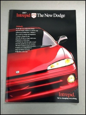 1997 Dodge Intrepid 24-page Original Sales Car Brochure Catalog | eBay