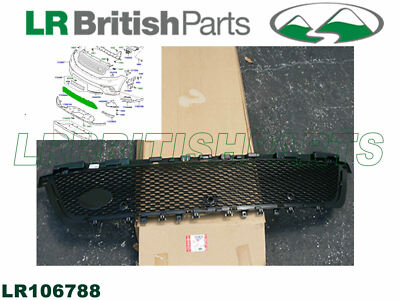 GENUINE LAND ROVER FRONT BUMPER GRILLE RANGE ROVER VELAR LR106788 NEW ...