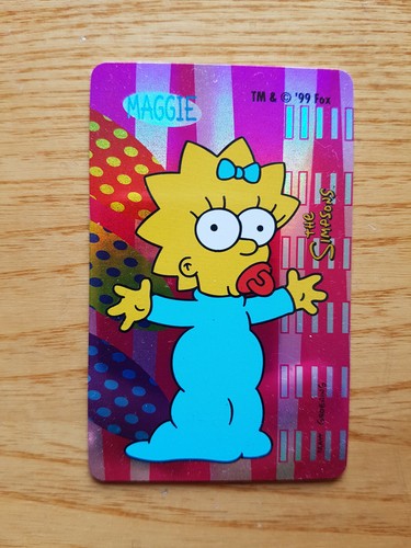 Simpson Maggie CARD 1999 special card 5 | eBay