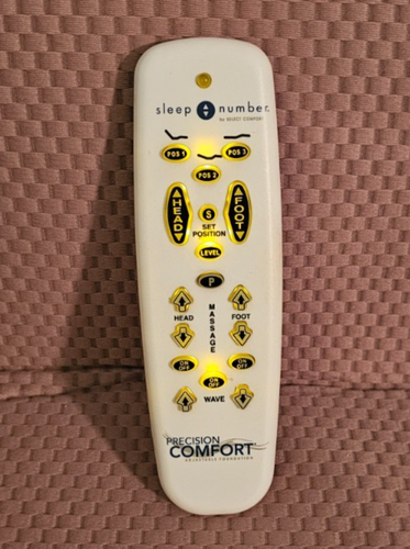 Select Comfort Sleep Number Bed Precision Comfort Remote Control ...