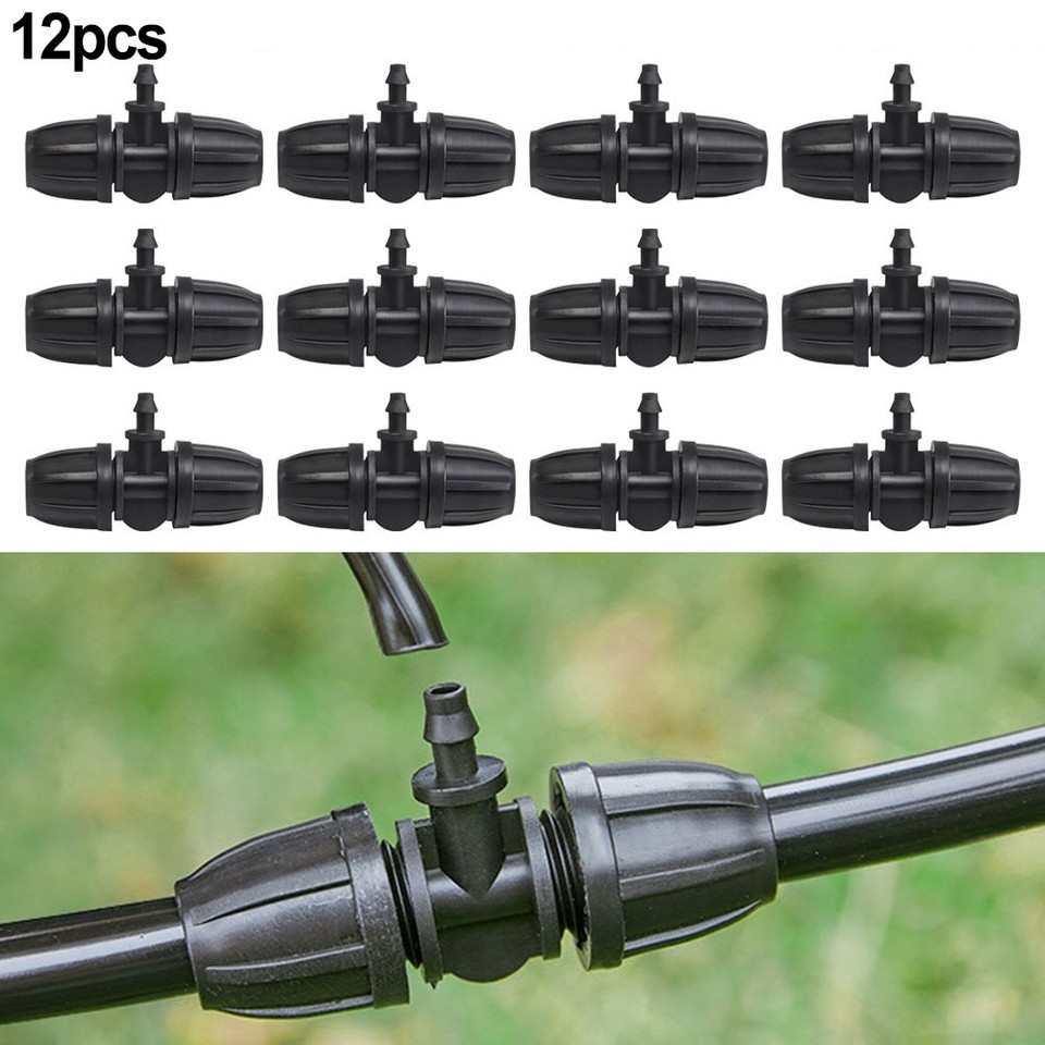 High Quality Home Yard Irrigation Tube Connectors Reuseable 12pcs ...
