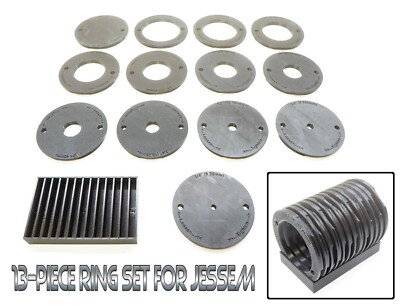 13pc Insert Ring Set with Caddy for JessEm Rout-R-Lift II (02310 ...