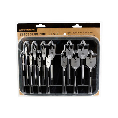 Craftright 13 Piece Spade Bit Set | eBay Australia