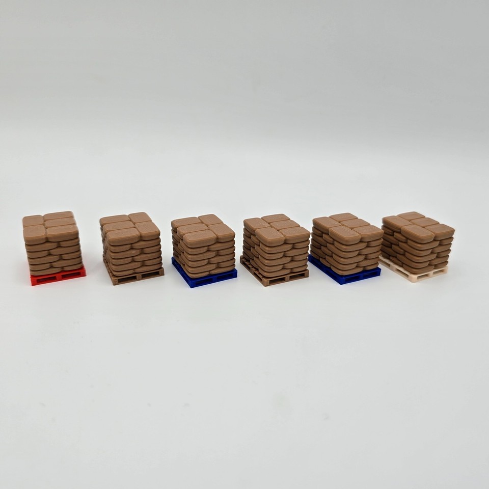 1/50 Scale Pallets Of Cement/Sacks "Various Colours" | eBay
