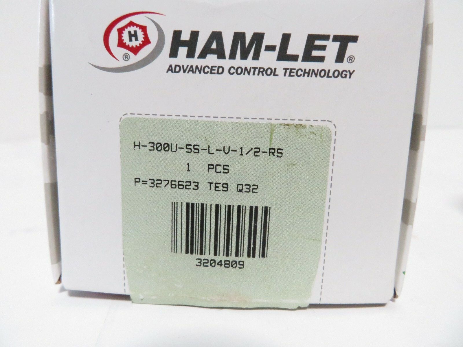 1/2" HAM-LET H-300U-SS-L-V-1/2-RS 5000PSIG Stainless Needle Valve NEW ...