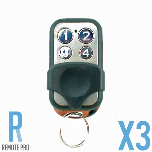 3 x Activor Remote Control 4 Button for HillS/DAS-Reliance & NX Alarm ...