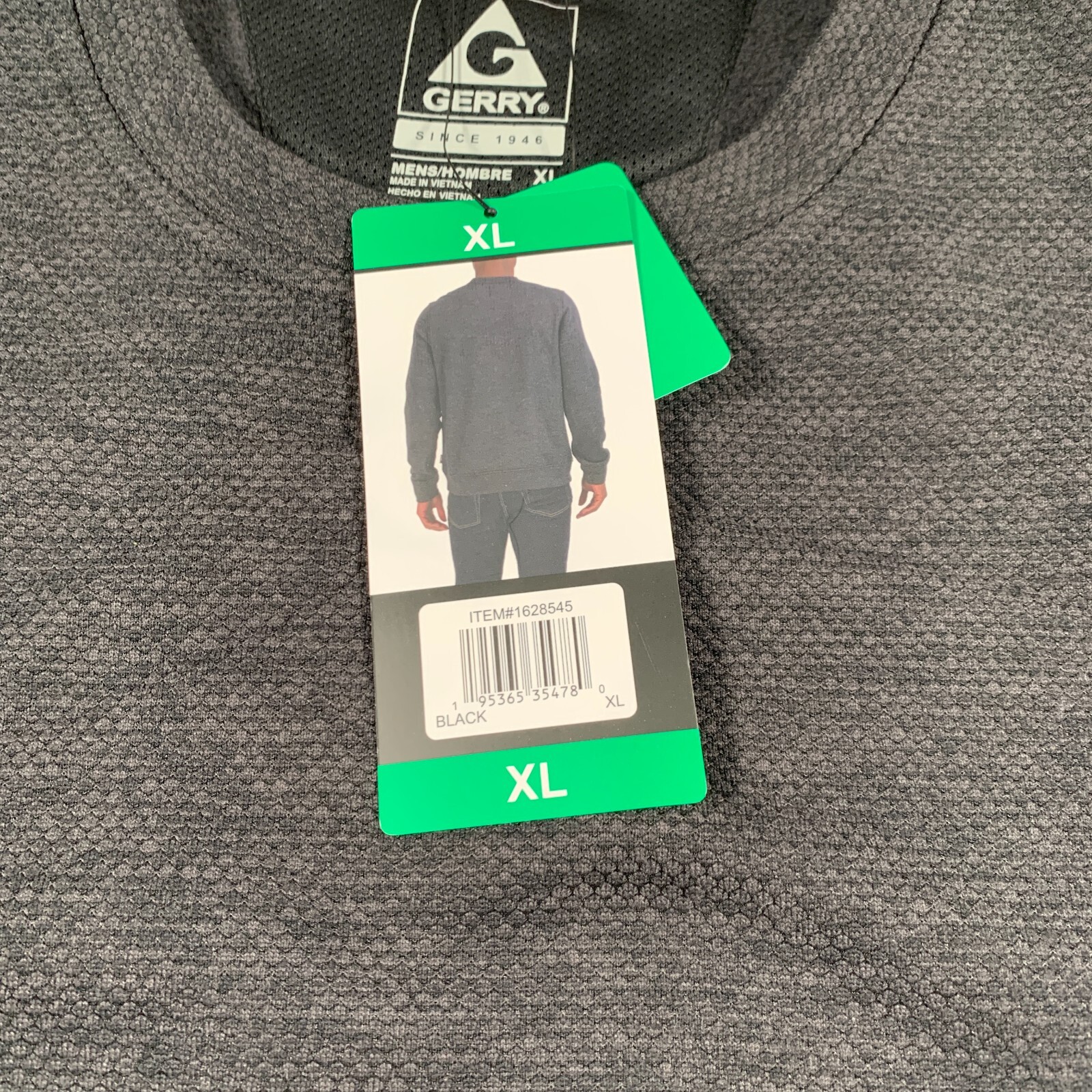 Gerry Pullover Mens Extra Large Black Sweater Crewneck Casual | eBay