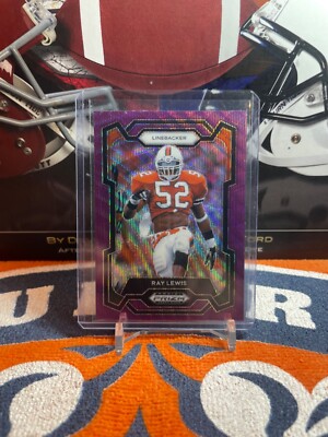 2024 Panini Select Draft Picks - Purple Wave Prizm #78 Ray Lewis | eBay