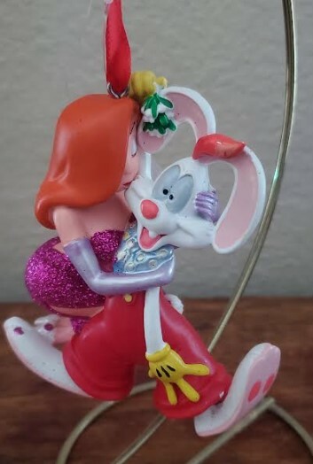 Rare Disney Store Jessica Kissing Roger Rabbit Ornament - New with Tag ...