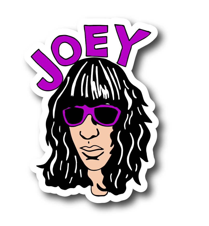 Joey Ramone The Ramones Garage Rock Roll Punk Sticker Decal Bumper 026 ...