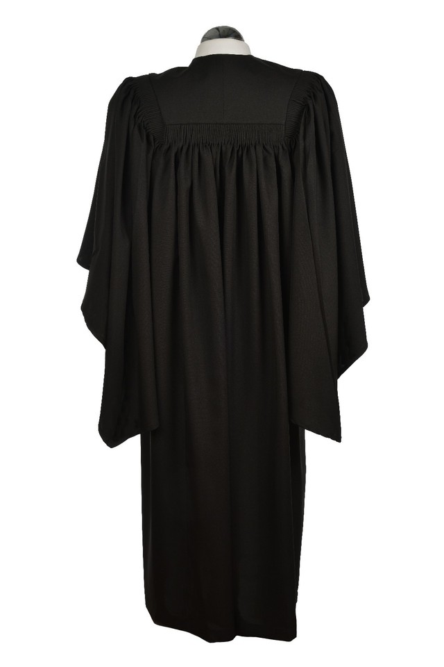 Graduation Gown Bachelors University Adult Fluted Academic Robe Masters ...