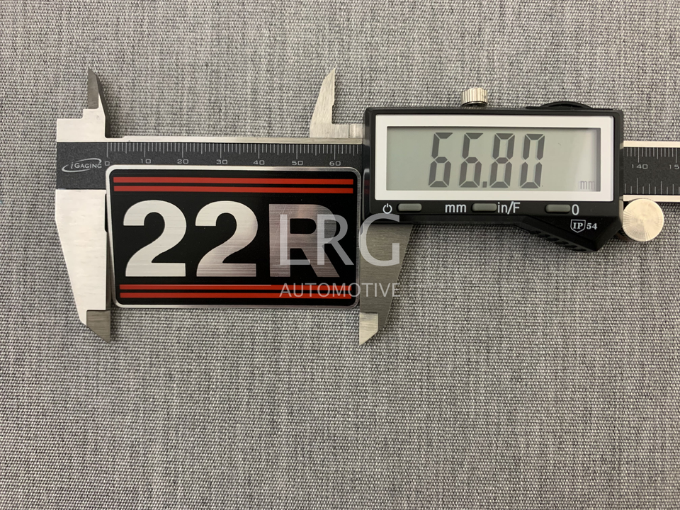 1980-1991 Toyota 4Runner Pickup Celica Corona 22R Engine Plate Decal ...