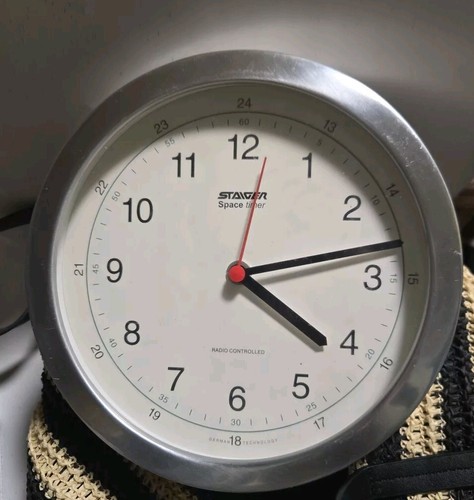 Staiger Space Timer Radio Controlled Clock Quartz German | eBay
