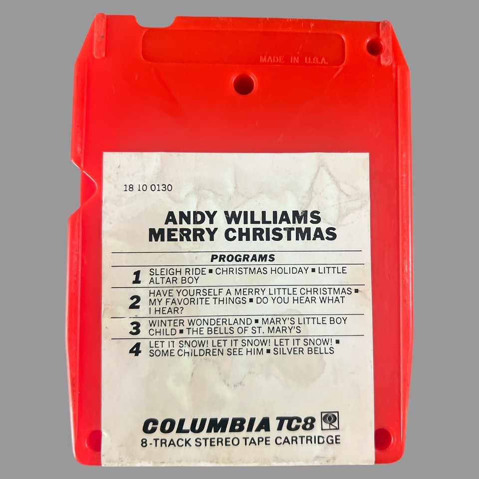 Lot of 9 Vintage Christmas 8-Track Tapes Barbara Streisand Elvis ...