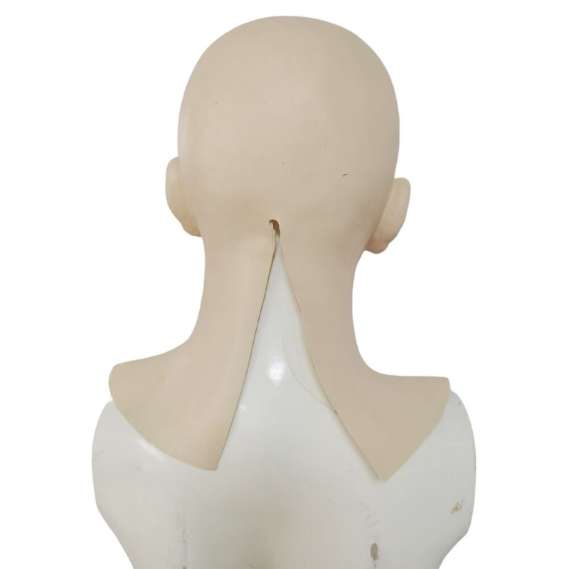 Hot Latex Silicone Mask Realistic Female Woman Face Cover Crossdress ...