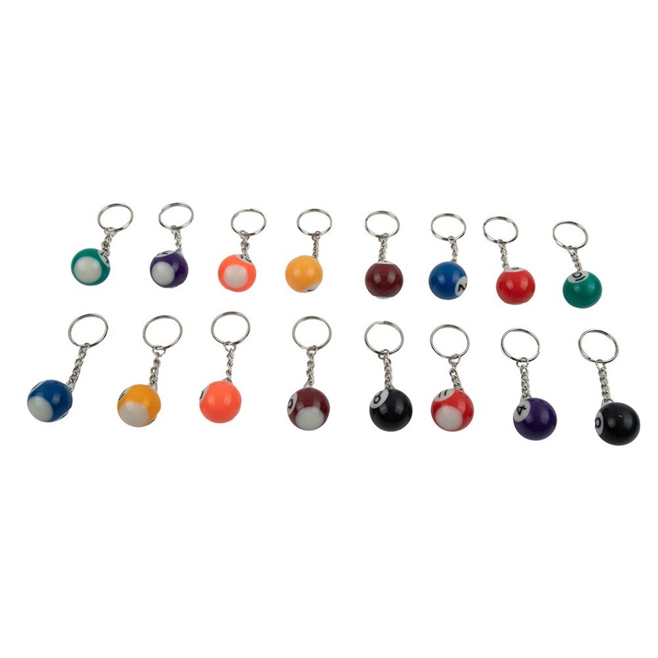 16 Snooker Ball Key Rings Fun and Functional Billiard Accessories for ...
