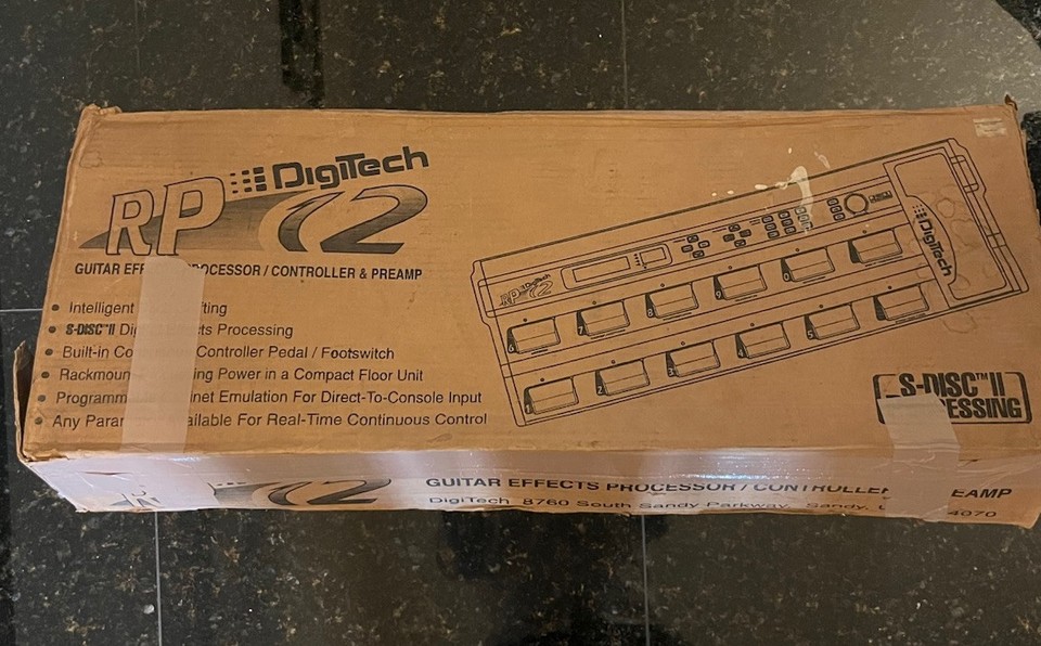 DIGITECH RP - 12 Guitar Signal Processor/Foot Controller and Pump | eBay