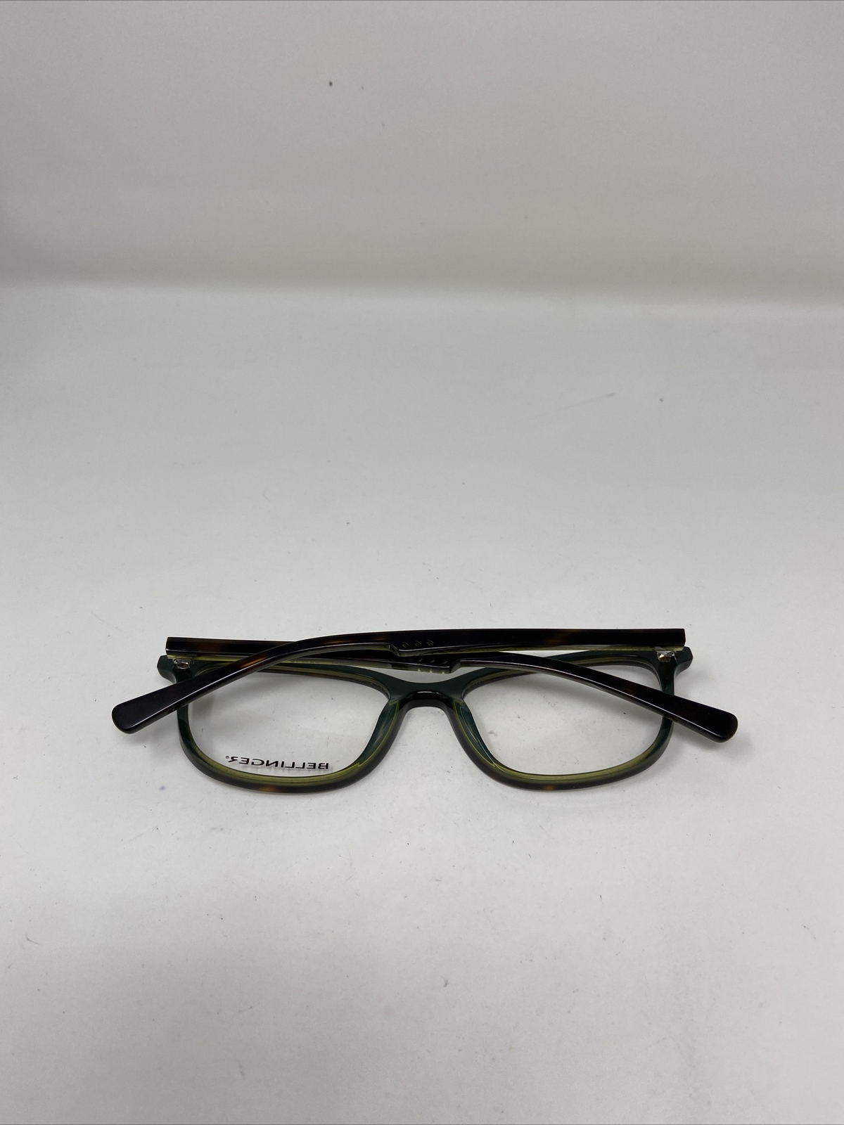 BELLINGER Eyeglasses Frames Mood 232 52-18 Tortoise/Green Full Rim J724 ...