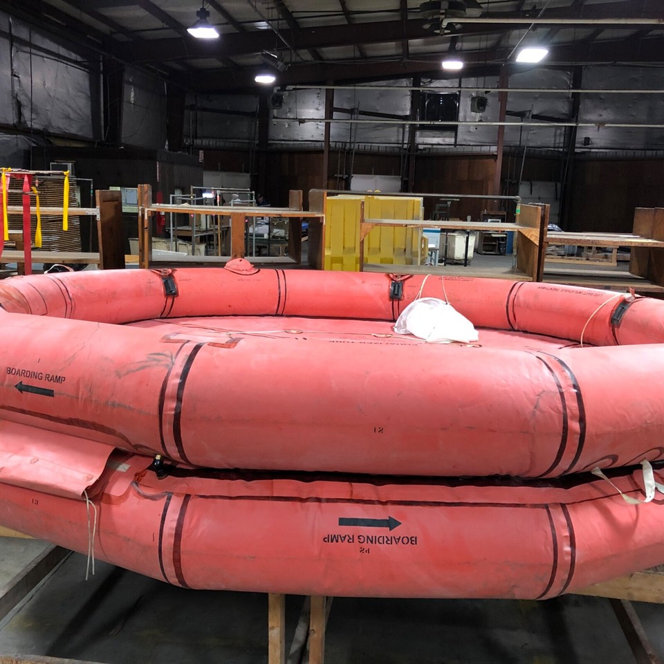 LIFE RAFT,21 PERSON LIFE RAFT,BOAT,SHIP,FISHING,MILITARY,MILITARY ...