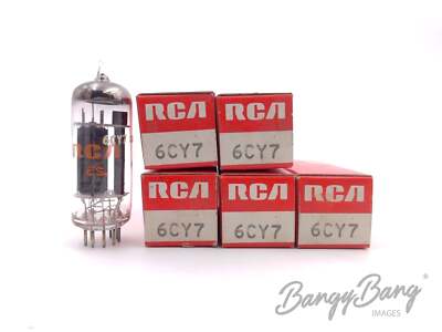 5 Vintage RCA 6CY7 Double Triode Rockola Jukebox/TV/Radio Audio Vacuum ...