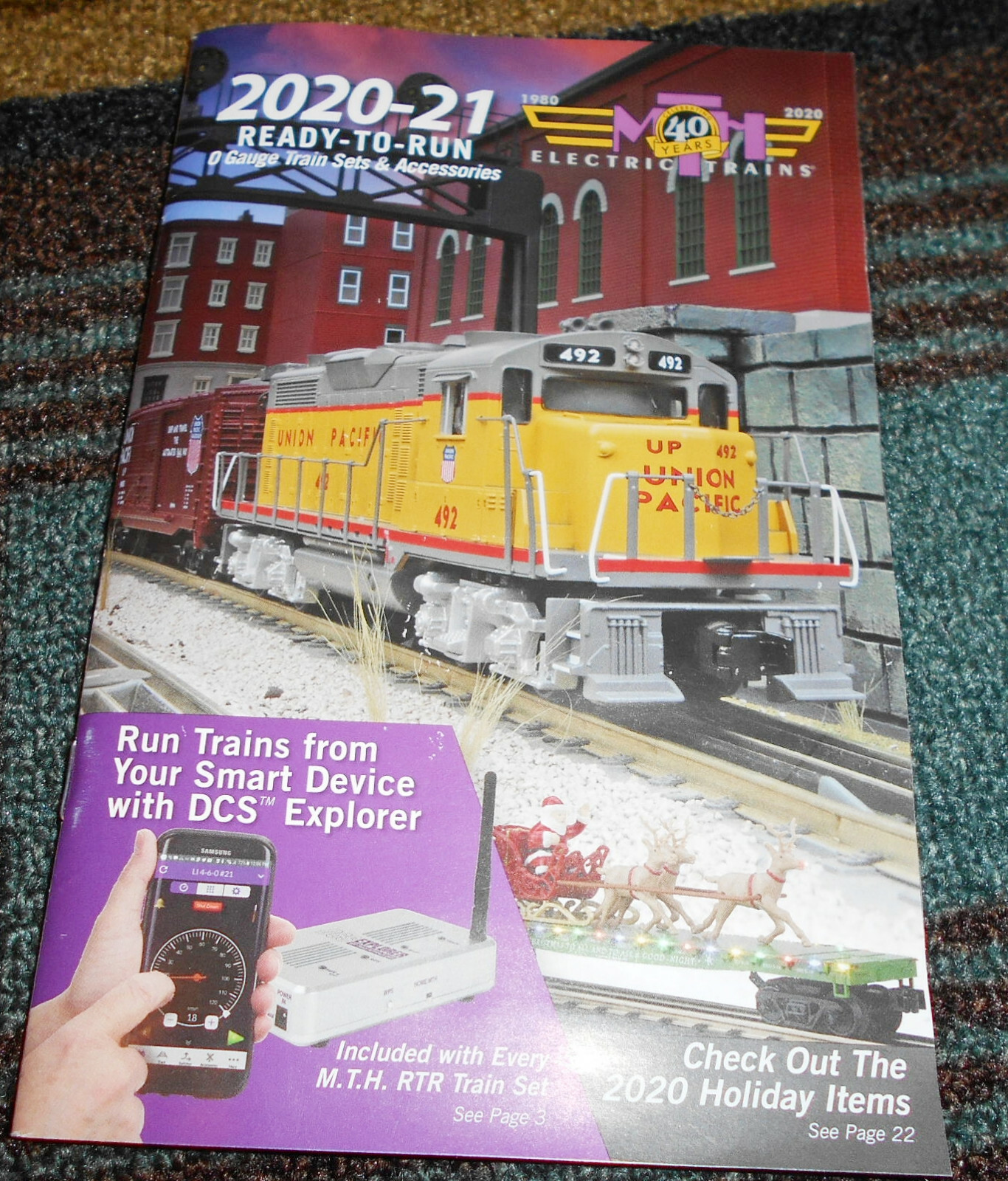 MTH 2020-21 TRAIN CATALOG & ACCESSORIES LOADED 40TH Anniversary | eBay