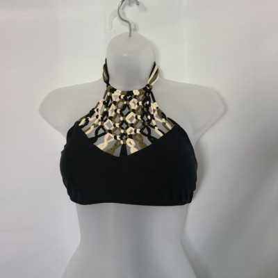 California Sunshine Macrame Design Bikini Swim Top sz XL | eBay