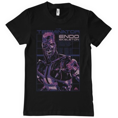 The Terminator T-800 Arnold Schwarzenegger Autorisé T-shirt Hommes | eBay