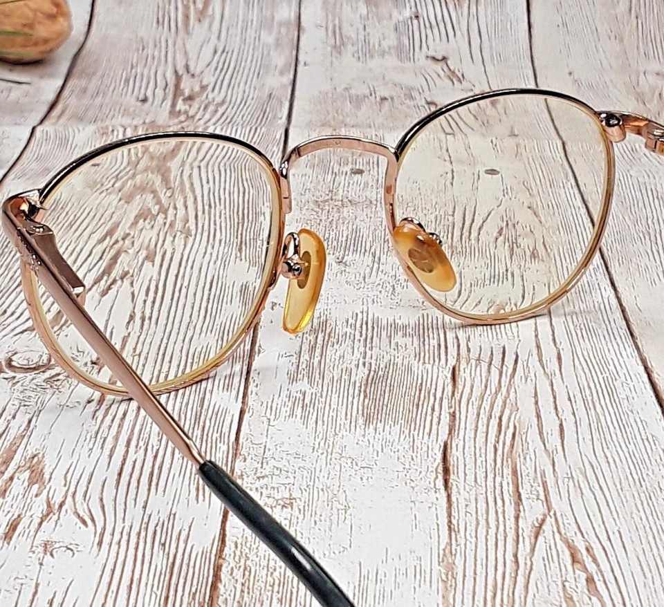 Guess Round Green Gold-Toned Metal Eyeglasses FRAMES ONLY GU 320 GRM 44 ...