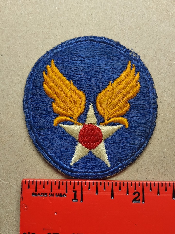 WWII Army Air Corps Headquarters Patch, 100% Original, Uniform Worn | eBay
