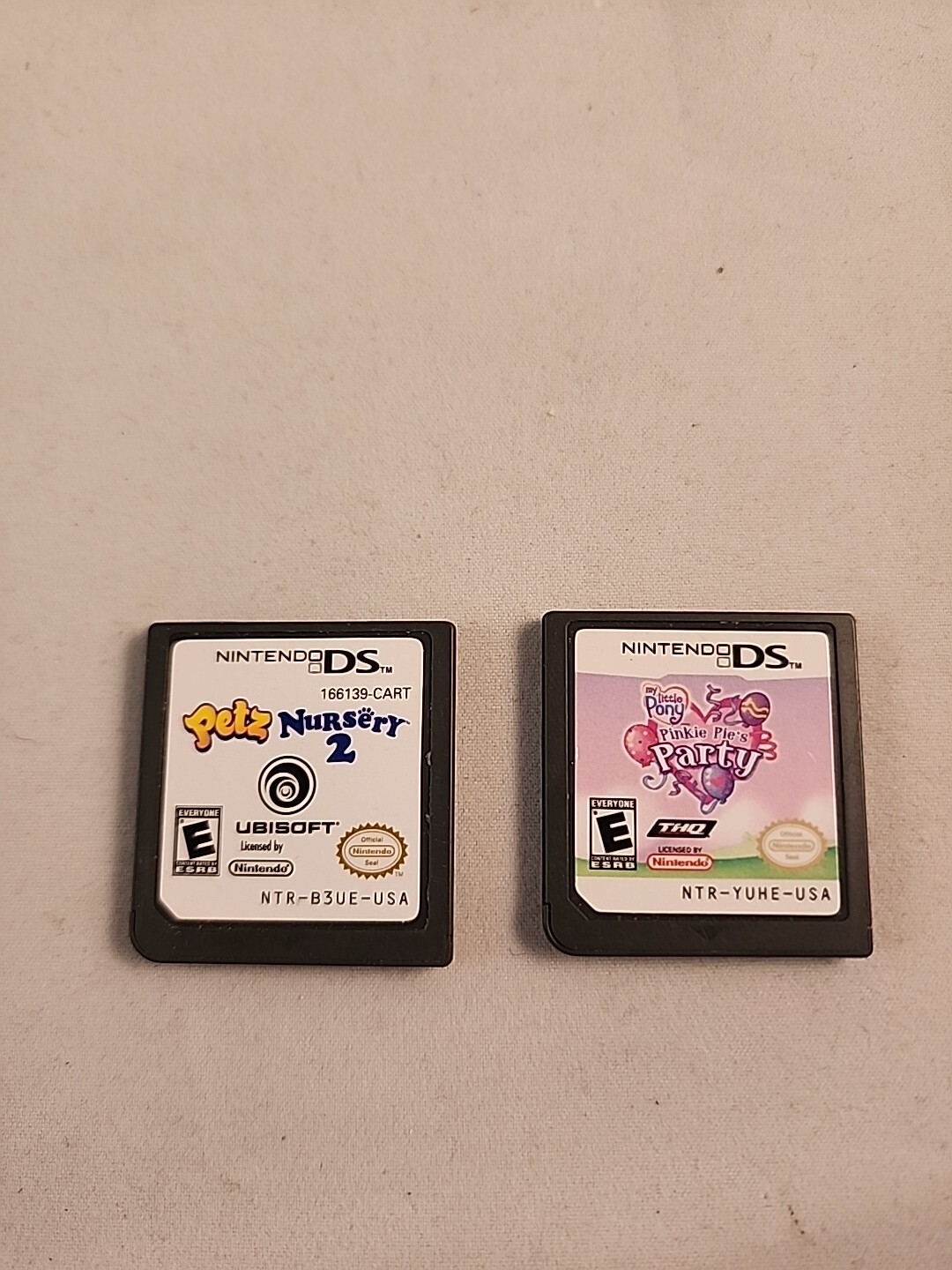 Nintendo Ds Kids Games ( Petz Nursery 2, My Little Pony Pinkie Pies ...