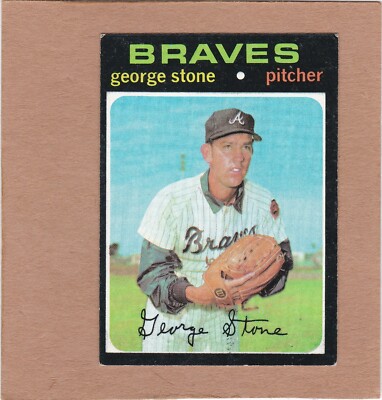 1971 Topps #507 George Stone VG+ Braves...VINTAGE....SEE SCAN | eBay