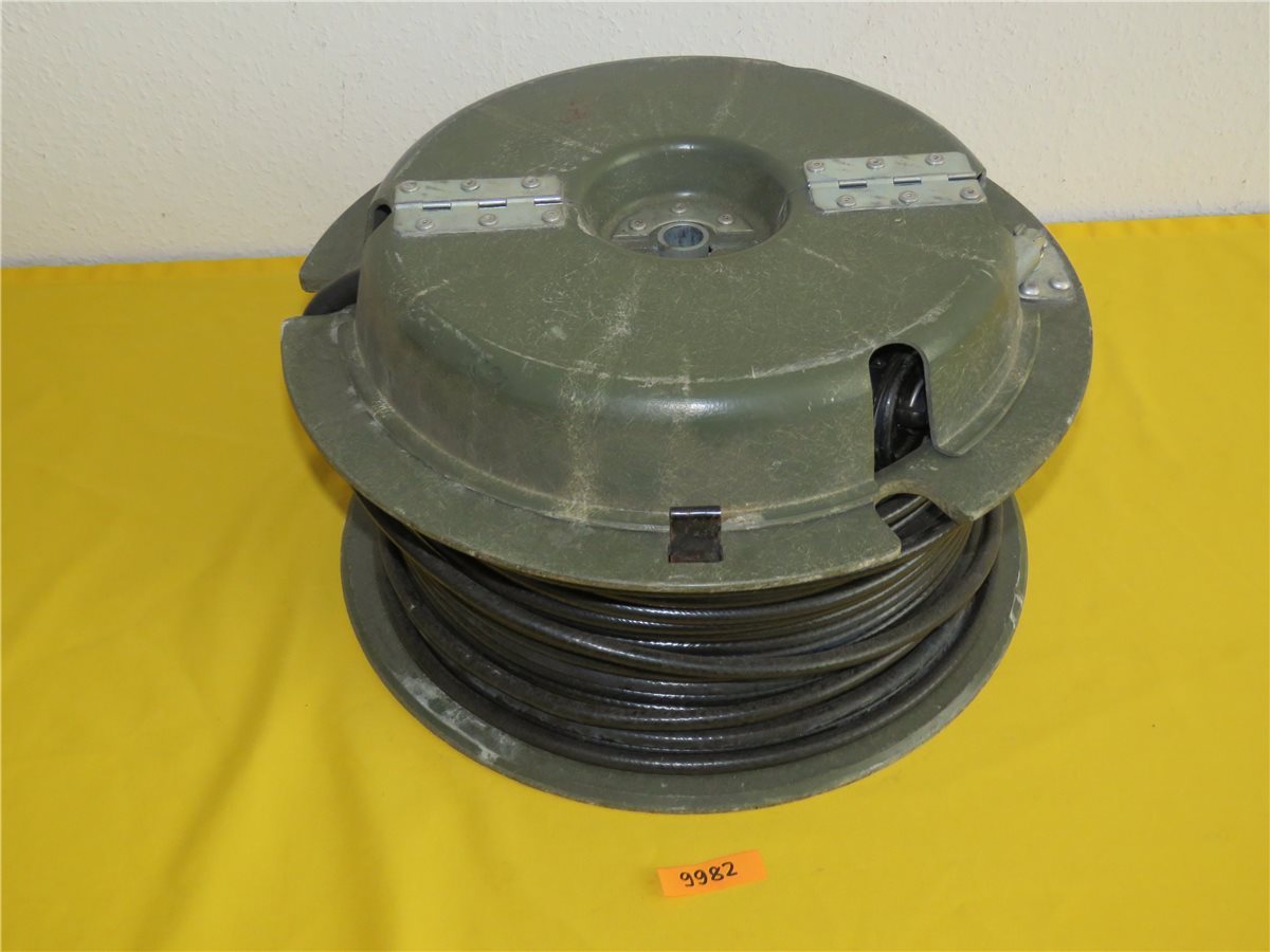 100 m Feldfernkabel Kabel 4 adrig auf GFK Kabeltrommel Feldkabel Ex BW ...