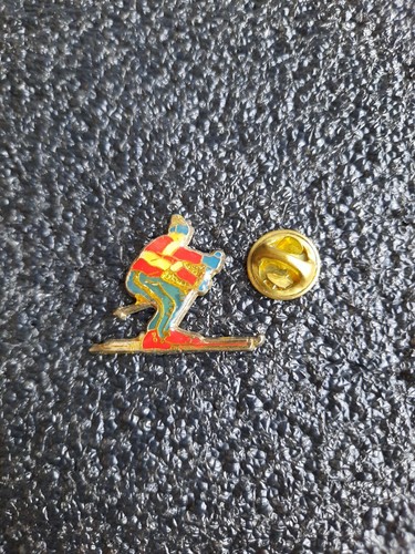 Pin's skieur sport ski neige snow - Pin Pins Badge Jan23 | eBay