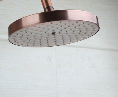 Antique Red Copper Round Rainfall Shower Head Bathroom Rain Shower head ...