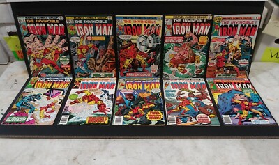 Iron Man #81-90 (X10) LOT (1st Blizzard App/Daredevil) Marvel Comics ...